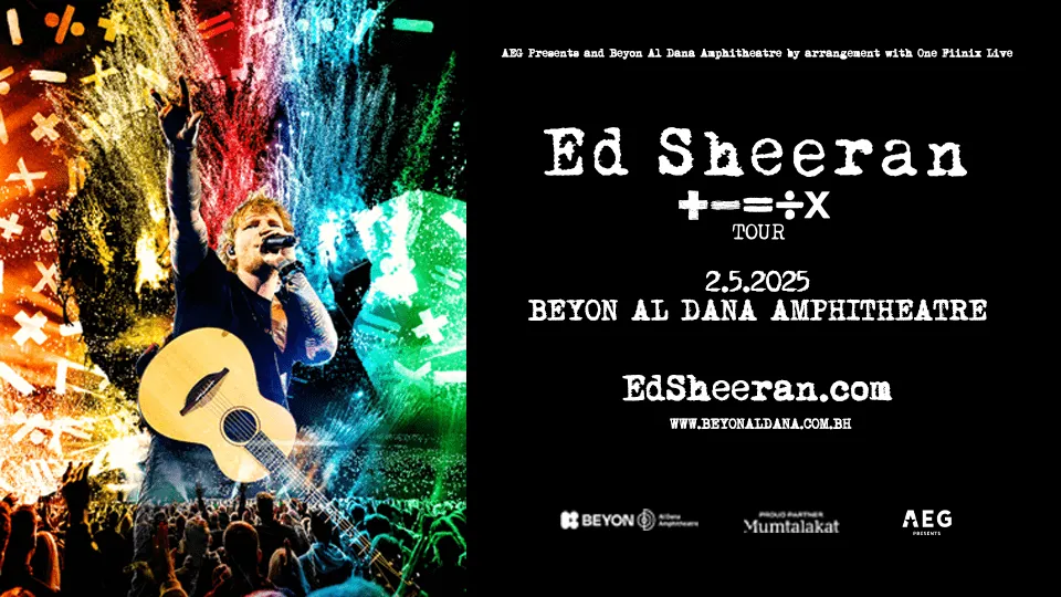 Ed Sheeran Will Be Performing in Bahrain! - Platinumlist Guide
