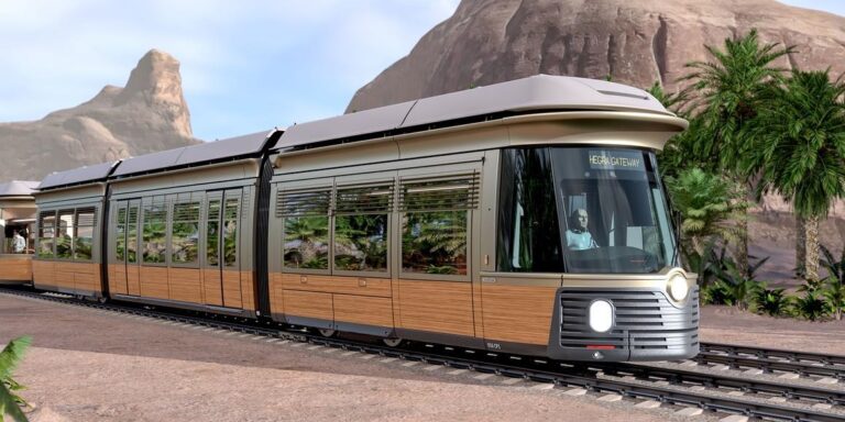 First Look at AlUla Tramway: World’s Longest Battery-Powered Rail to ...