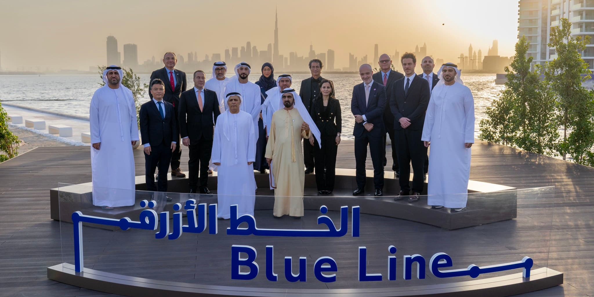 Dubai Metro Blue Line: First Station Name & Design Revealed at Stone ...