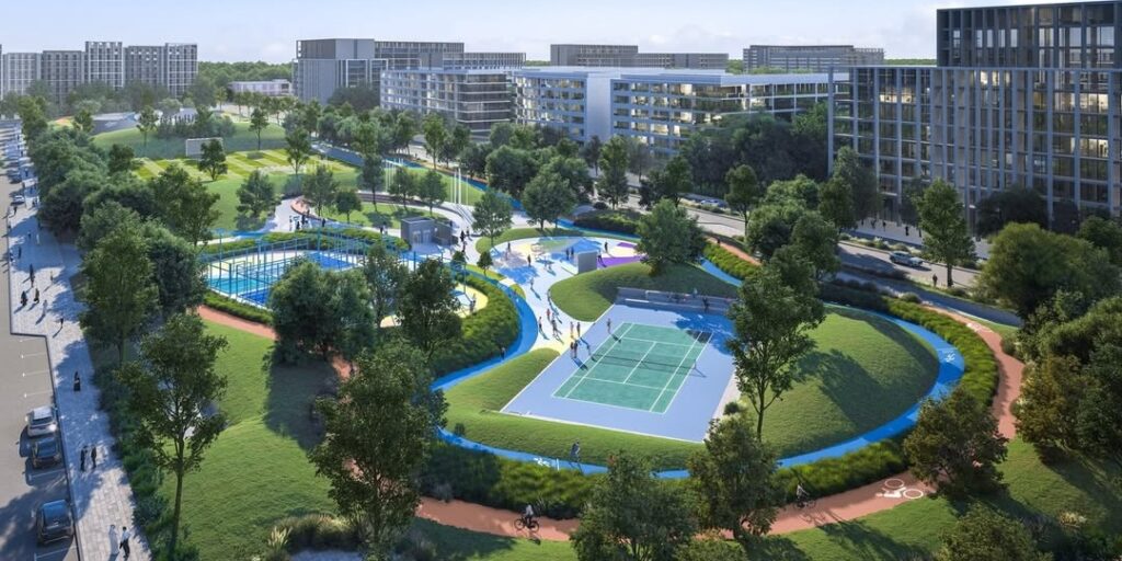 Huge Sports Complex with Full-size Football Pitch and Padel Courts ...